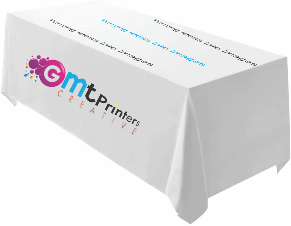 Custom Printed Table Cloth - Fitted For Trestle Table - 2400 X 1400mm